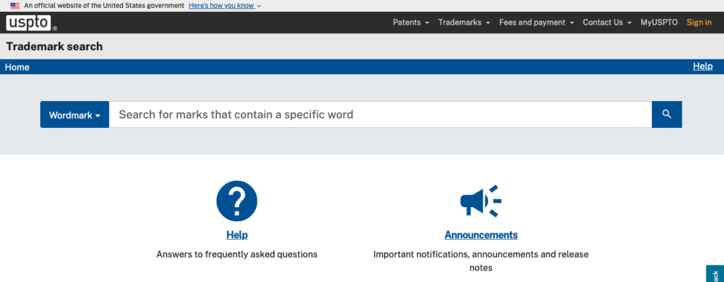 USPTO Trademark Database: Search TESS for Free